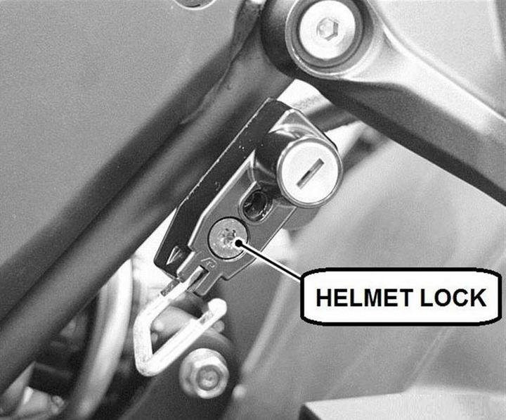 999940809 | One-Key System Helmet Lock (Ninja 650 & Z650) | Kawasaki