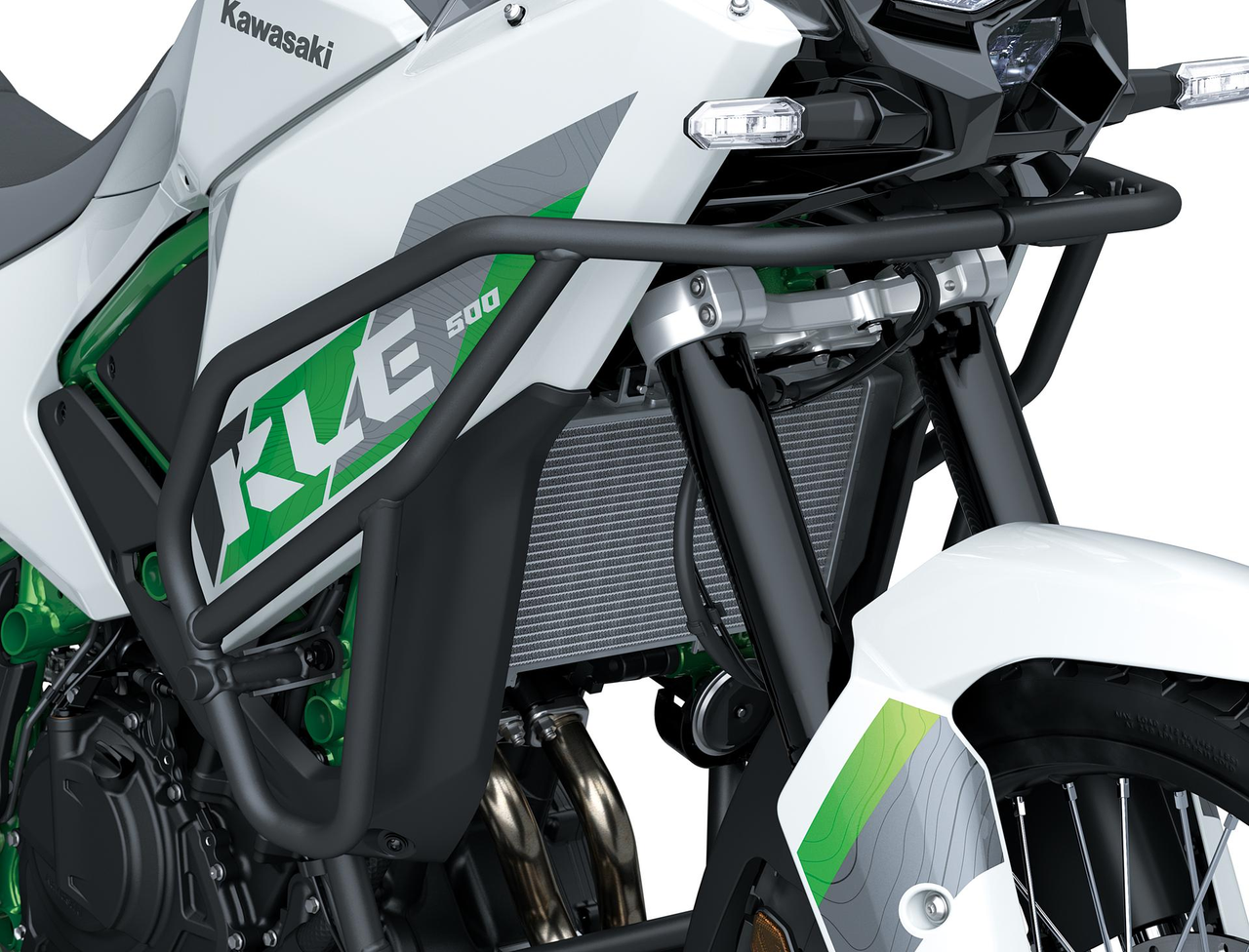 999942263 | Engine Guard, Black (KLE500/SE) | Kawasaki